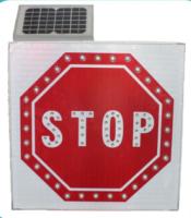 China IP55 Waterproof CE Approvel Solar Powered LED Flashing Lights Octagon for sale