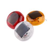 China Colorful Flash Round Polycarbonate Solar Road Reflectors With CE for sale