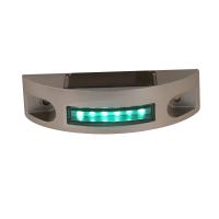 China Green 137mm 5000mcd Solar Powered Road Studs For Guard Bar for sale