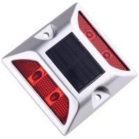 China Long Lifespan Red 1.2V 110mm Solar LED Road Studs , Red Cat Eyes On Road for sale