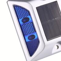 China Solar Charging Aluminum 800 Meters 115mm Blue Reflectors On Highway for sale
