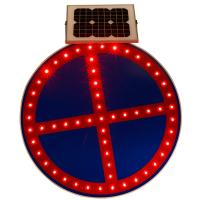 China Waterproof 7.4V 5AH Solar Powered Street Signs No Stopping for sale