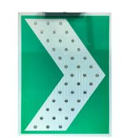 China Aluminum Solar Power 11.1V 4.4AH Chevron Traffic Sign For Highway for sale