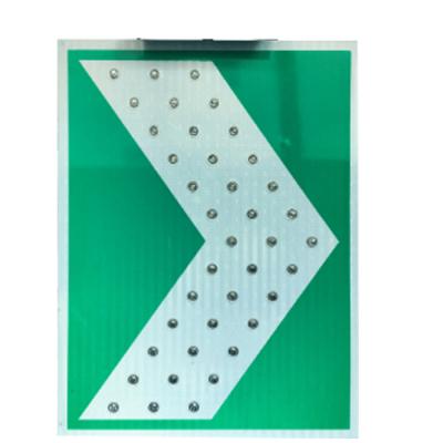 China Aluminum Solar Power 11.1V 4.4AH Chevron Traffic Sign For Highway for sale