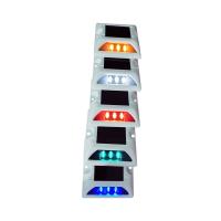 China Steady Mode Anti UV Coloured 2V 250MA Solar Cat Eye For Warning for sale