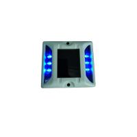 China Traffice Safe Anti UV 1000 Meters 125mm Solar LED Road Studs Reflective for sale