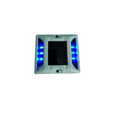 China Traffice Safe Anti UV 1000 Meters 125mm Solar LED Road Studs Reflective for sale