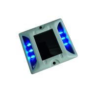 China Traffice Safe Anti UV 1000 Meters 125mm Solar LED Road Studs Reflective for sale