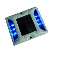 China Traffice Safe Anti UV 1000 Meters 125mm Solar LED Road Studs Reflective for sale