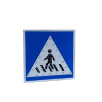 China IP55 Waterproof Solar Crossing Sign 5W Monocrystalline Lithium Battery for sale