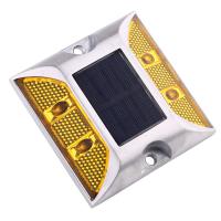 China Aluminum 1.2V 600MAH Solar Road Studs Blue Reflective Road Studs for sale