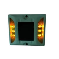 China Aluminum Housing Solar LED Road Studs 250MA 2V Mono Crystalline for sale