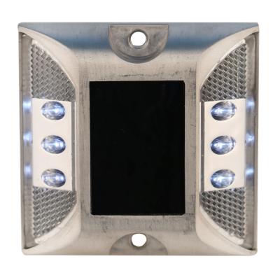 China Aluminum PC UV Solar LED Road Studs 600MAH 5mm 8000mcd for sale