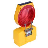 China Plastic ABS Barricade Flasher Lights Red Solar 1000MAH Monocrystalline Silicon for sale
