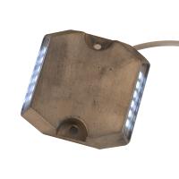 China DC24V Solar LED Road Studs PC UV 5000mcd Aluminium Led Road Studs For Tunnel for sale