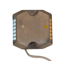 China DC24V Solar LED Road Studs PC UV 5000mcd Aluminium Led Road Studs For Tunnel for sale