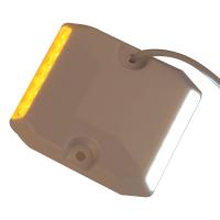 China DC12V Plastic Solar LED Road Studs 5000mcd High Intensity Reflective Cast Plastic for sale