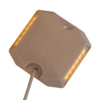 China DC12V Plastic Solar LED Road Studs 5000mcd High Intensity Reflective Cast Plastic for sale
