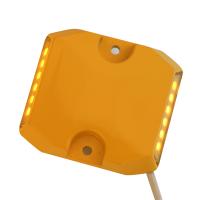 China 800m Visual Wired Road Stud High Intensity Reflective 8000mcd Mono Crystalline for sale