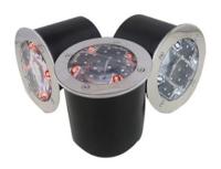 China Buried Polycarbonate Underground Solar Light 1200MAH 1.2V Dia 120mm for sale