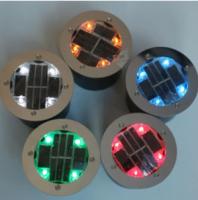 China Buried Polycarbonate Underground Solar Light 1200MAH 1.2V Dia 120mm for sale