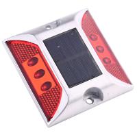 China UV PC Solar LED Road Studs CE , 23MM Double Sided Solar Road Markers for sale