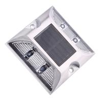 China Steady / Flashing Mode 105mm Solar Road Reflectors 8000mcd For Black Spot for sale