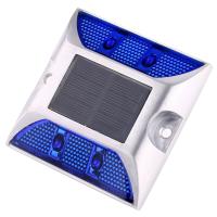 China Steady / Flashing Mode 105mm Solar Road Reflectors 8000mcd For Black Spot for sale