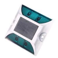 China Steady / Flashing Mode 105mm Solar Road Reflectors 8000mcd For Black Spot for sale