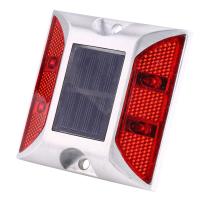 China Steady / Flashing Mode 105mm Solar Road Reflectors 8000mcd For Black Spot for sale