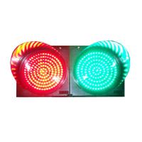 China 300mm Red Green LED Traffic Light Anti UV PC With High Safety Efficient for sale