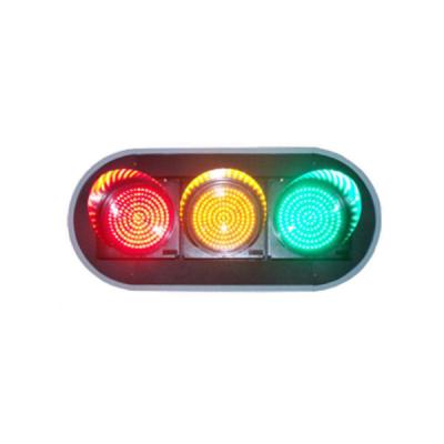 China 3 Full Balls LED Traffic Light Waterproof 300mm GE UV Resistance PC Housing for sale