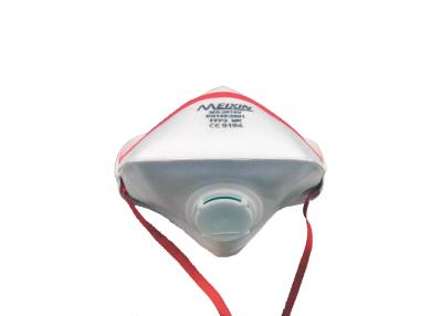 China CE FFP3V Foldable Valved Dust Mask for Food Industry Use 95% Filtration for sale