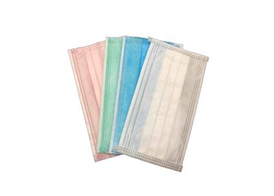 China Disposable 3 Ply Medical Face Masks Blue White Pink Green 50 Pcs Box for sale
