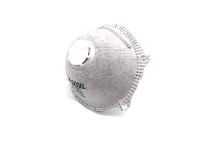 China Carbon FFP1V Dolomite Dust Mask with Foam Under Clip CE Certified 50 Pcs for sale