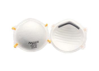 China Disposable Non Woven Dust Mask with Adjustable Aluminum Nose Clip 3 Ply for sale