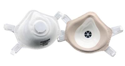 China FFP3V Dolomite Dust Mask Anti Pollution Respirator 95% Filtration Efficiency for All Day Use for sale