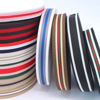 China 10mm to 50mm Polypropylene Webbing Knitted 12mm PP Webbing for Furniture Straps for sale