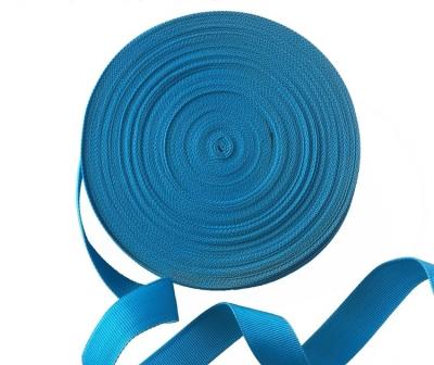 China 15mm To 75mm PP Webbing UV Stabilized Automotive Webbing Blue for sale