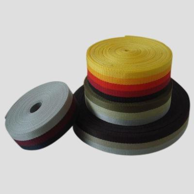 China Heavy Duty PP Strip Webbing 6000N Tensile UV Resistant Custom Width 10-75mm for sale