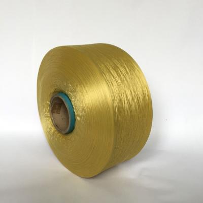 China Fluorescent FDY Polypropylene Multifilament Yarn 900D High Tenacity 3.5 cN/dtex for Safety Webbing for sale