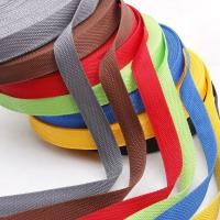 China High Strength PP Webbing Belt 20-50mm Custom Color Polypropylene Straps for Shoe Manufacturing for sale
