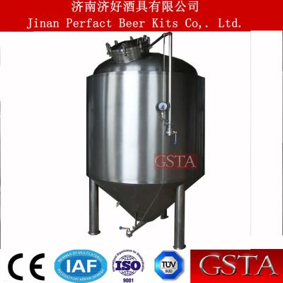 China 80mm Insulation Thickness Stainless Steel Beer Brewing Equipment with Inner Polish for sale