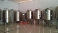 China 80mm Insulation Thickness Stainless Steel Beer Brewing Equipment with Inner Polish for sale