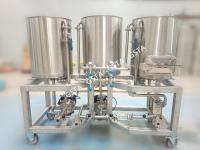 China 50L Capacity GHO Electronic Control Mini Beer Brewing Equipment for Brewery Pub Hotel for sale