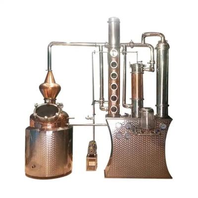 China 2200*800*2900MM Copper Vodka Alcohol Distillation Equipment for Commercial Distillery for sale