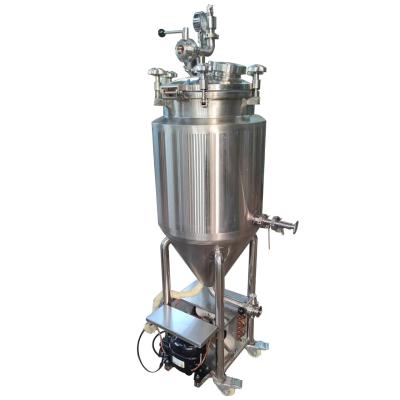 China Glycol Jacketed Conical Fermenters for Beer Processing in Food Beverage Efficiency for sale