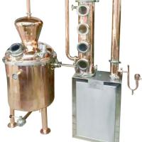 China Food Beverage GHO Multi-spirit Distiller Copper Pot Still Equipment within 220V/380V for sale