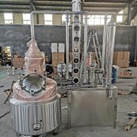 China Restaurant Alcohol Distillation Equipment with High Capacity Copper Distiller for sale
