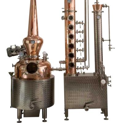 China GHO Distill Equipment Copper Distiller for Micro Distillery and User Requirement for sale